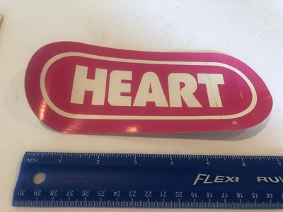 WRIF 101 Detroit Heart Sticker Pink & White Oval - #F3 | eBay