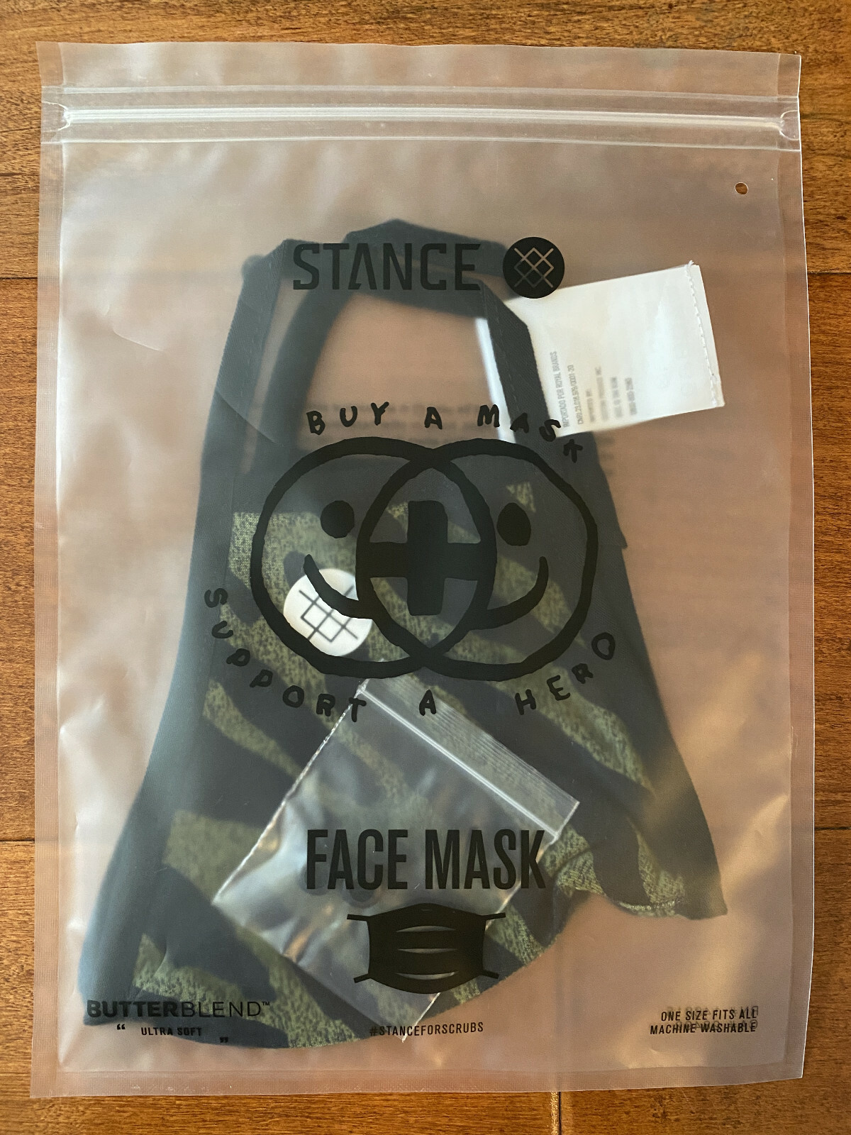 Stance Mask Eldrick Mask Non NBA Logo Butter Blend The Uncommon | eBay