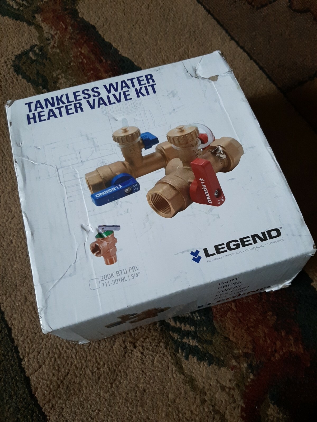 LEGEND VALVE 101-154NL 3/4" SWT NL TANKLESS VAL W/PRV | eBay