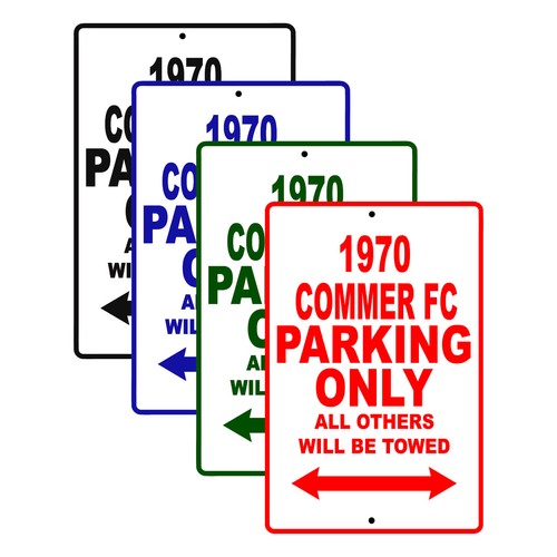 1970 Commer FC Parking Only Reserved Parking Notice Decor Aluminum ...