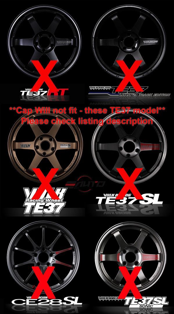 4x RAYS Volk Racing Dash White Center Cap ZE40 TE37 Ultra Saga Sonic ...