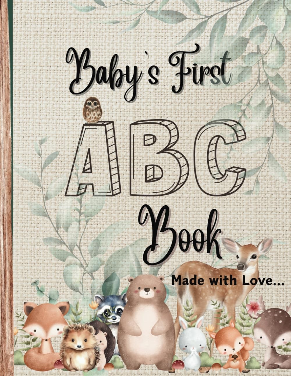 Baby’s First ABC Book: Coloring Page Guestbook For Baby Shower in ...