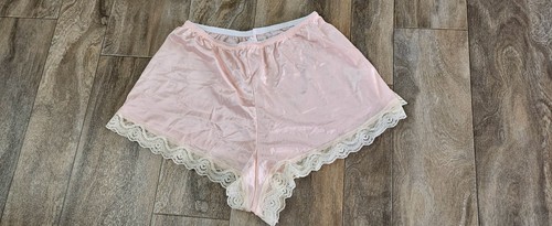 Vtg Undercover Wear Negligee Lace Set Nylon Pink Large PIN UP Panties ...