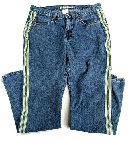 Z Cavaricci Jeans Vintage 80s Side Leg Zipper - Full Length, Size 32 ...