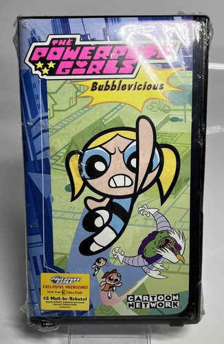 The Powerpuff Girls- Bubblevicious (VHS Clamshell, 2000) - Cartoon ...