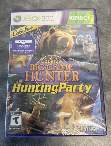 Cabela's Big Game Hunter: Hunting Party (Xbox 360 Kinect) NEW/SEALED | eBay