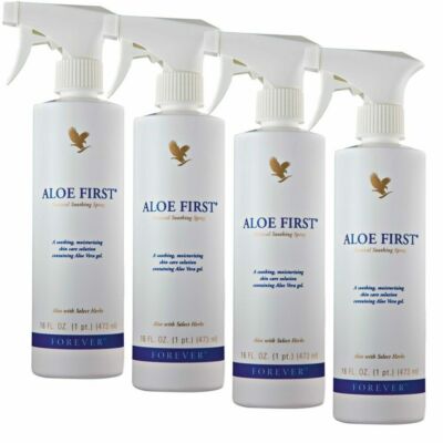 4 Forever Living ALOE FIRST Natural Soothing Spray (78,43% Aloe Vera ...