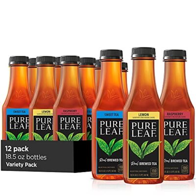 Pure Leaf Iced Tea, Sweetened 3 Flavor Variety Assorted Flavor Names ...