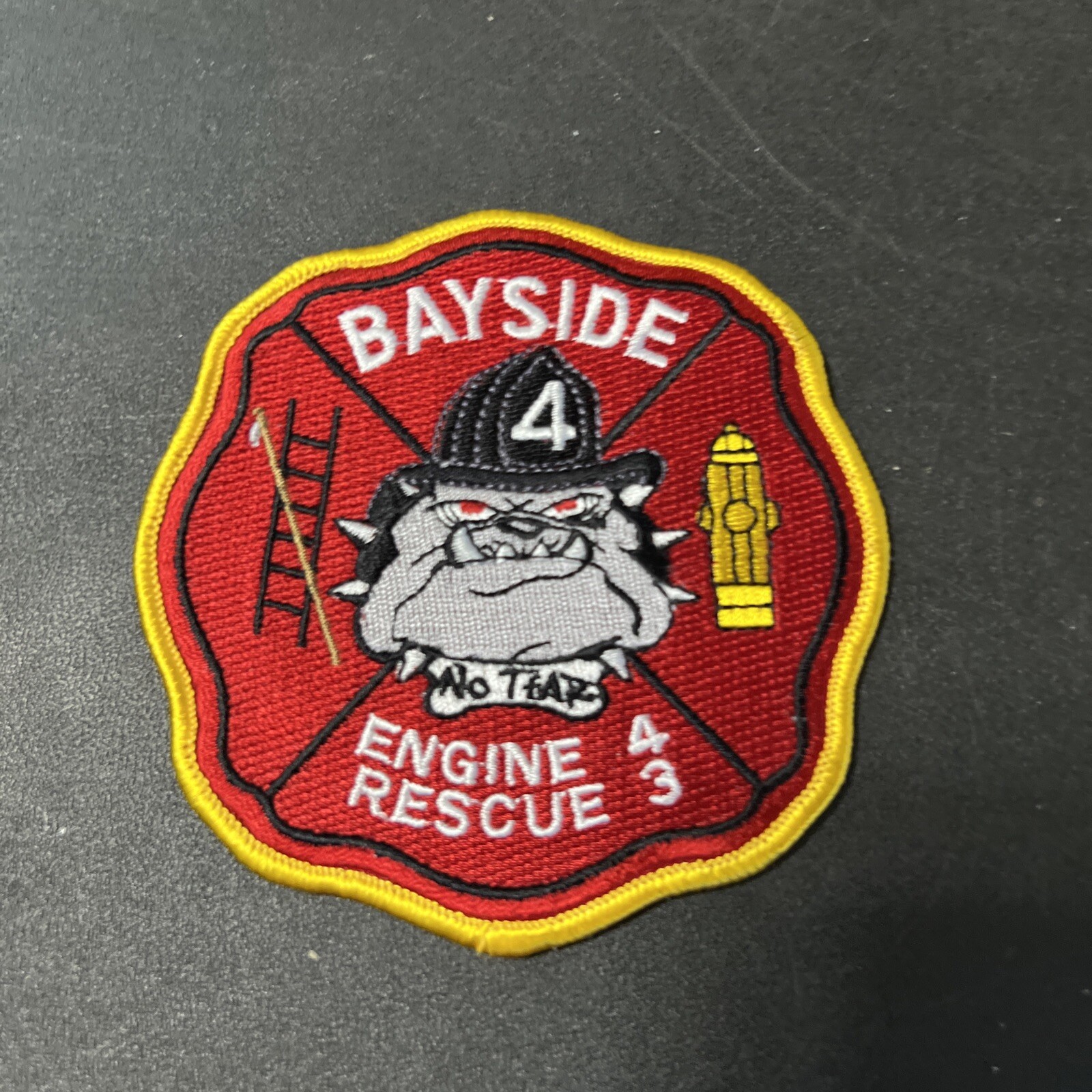 Vintage Obsolete Fire Department Patch Bayside | eBay