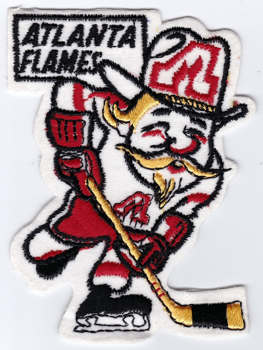 Atlanta Flames Logo Atlanta Flames T Shirt | Historic Hockey | Royal
