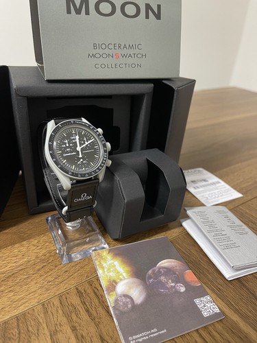 NEW Swatch x Omega Moonswatch Mission To The Moon - With Box | eBay