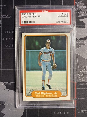 Cal Ripken Jr 1982 Fleer RC #176 Cal Ripken Jr. Rookie Baseball Card ...