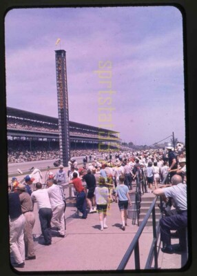 1964 USAC Indianapolis 500 - Scoreboard Tower - Vintage Race Slide | eBay