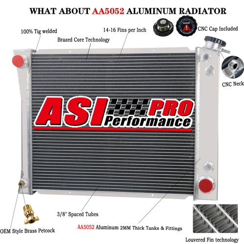 4 Row Radiator fit 85-93 Chevy GMC C/G/K/R/V 10 20 30 1500 2500 Truck ...