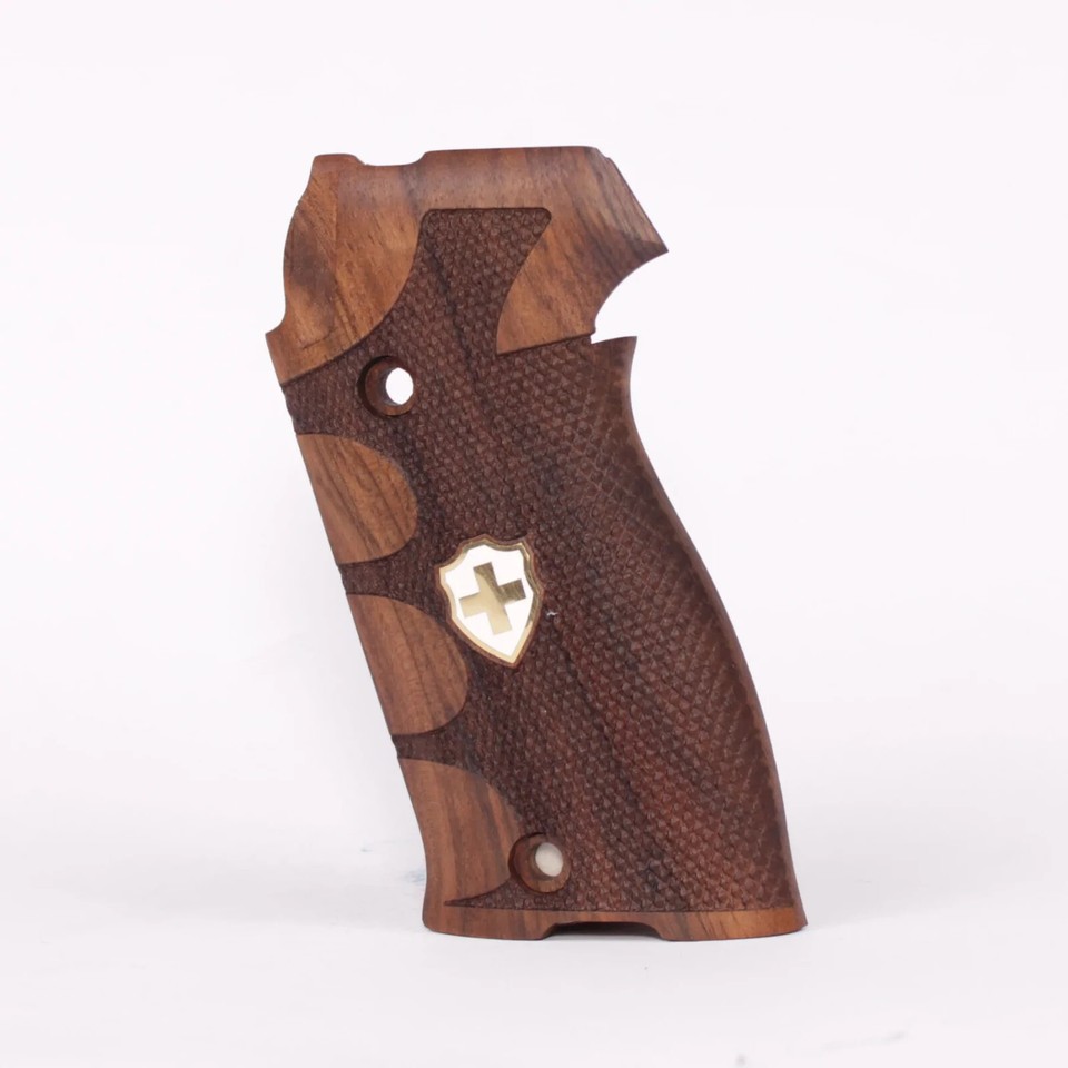 New Sig P220 Grips Set_Heel Mag Release_Turkish Walnut Wood grip Nice ...