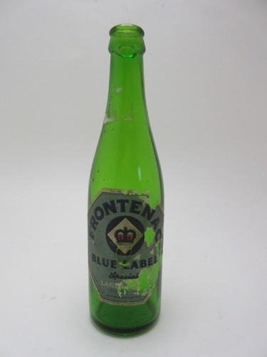 Antique Vintage Frontenac Blue Label 1941 Canadian Beer Bottle | eBay
