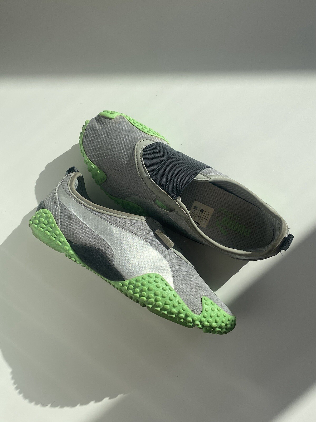 2000’s Puma Mostro Striped Sneakers Vintage Women US5… - Gem