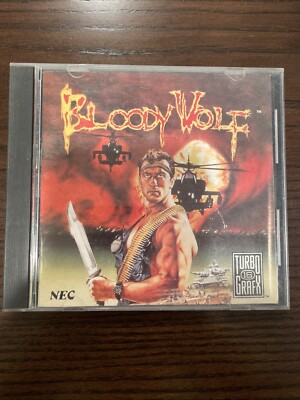 TurboGrafx-16 Bloody Wolf, Complete w/ HuCard, Manual, & Case | eBay