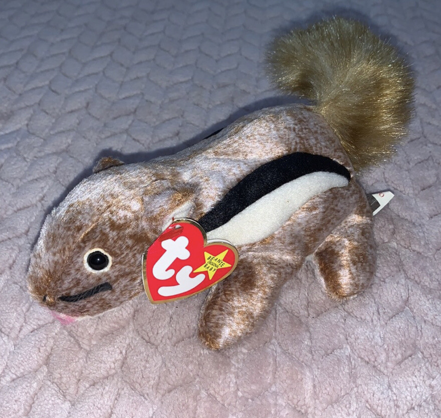 TY Chipper the Chipmunk Beanie Babies Collection Retired VTG 1999 | eBay