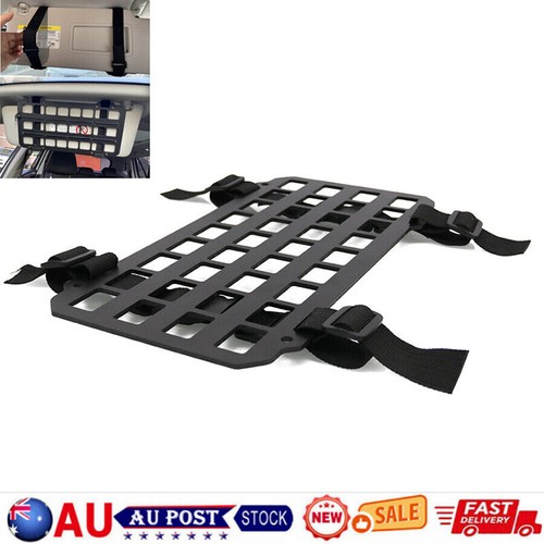 Car Panel Visor Organizer Storage Rack Rigid Insert Panel Tactical ...