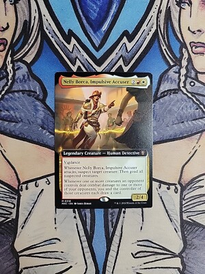 1x Nelly Borca, Impulsive Accuser Extended Art - NM/M MKC MTG Magic | eBay