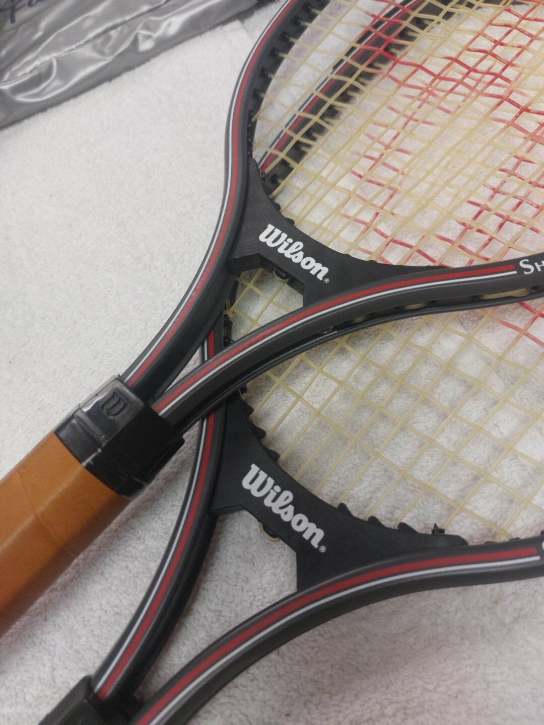 2 Wilson Sharp Shooter Racquetball Racquet W/ Case Bag 5-Balls Free ...