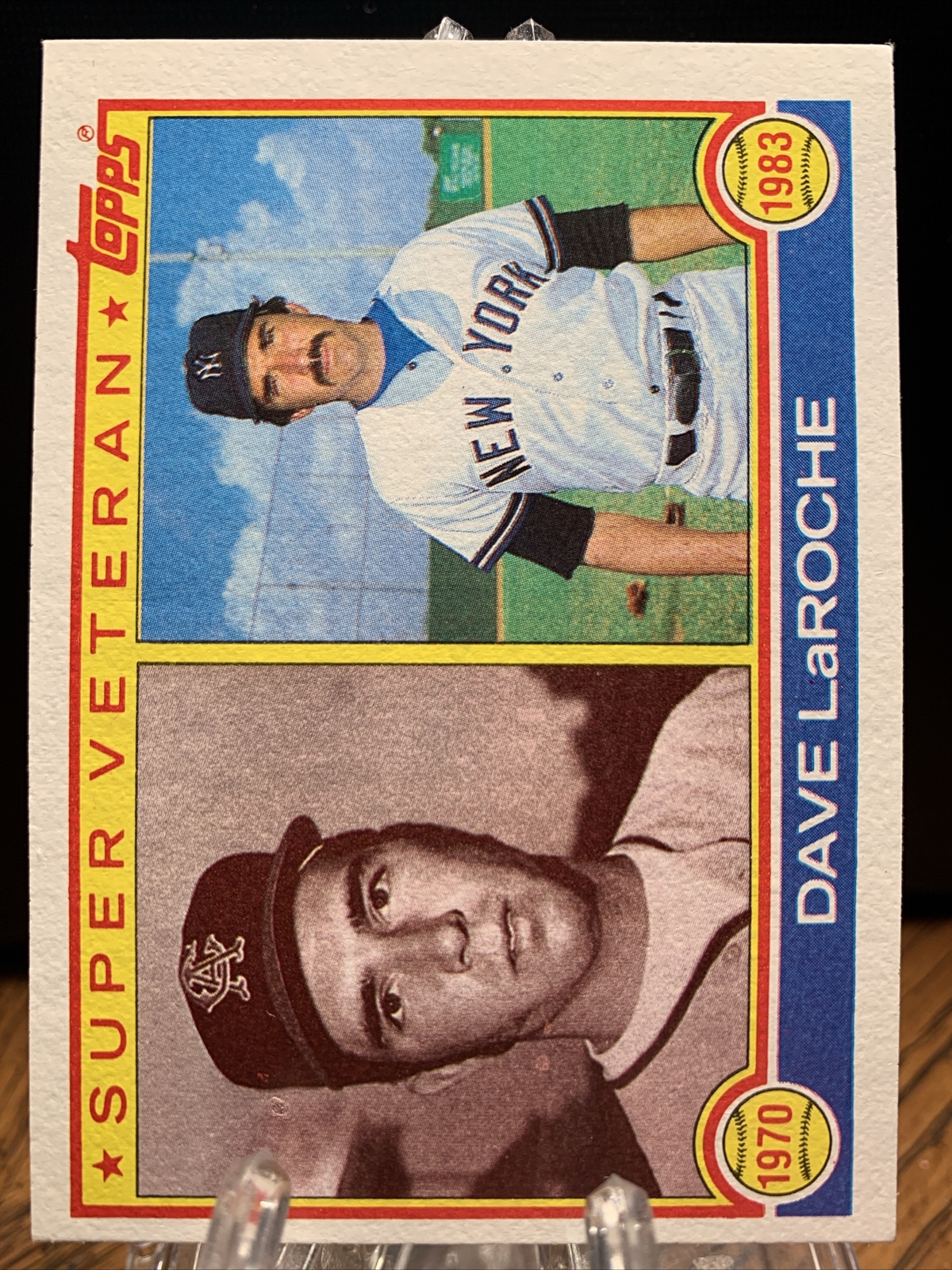 1983 Topps Dave LaRoche Super Veteran #334 New York Yankees | eBay
