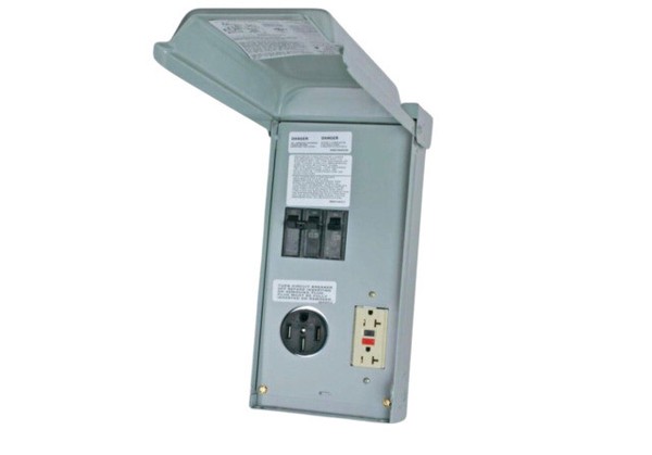 Midwest U055C010P 70 Amps 120/240V Outdoor Power Outlet Panel NEMA 3R ...