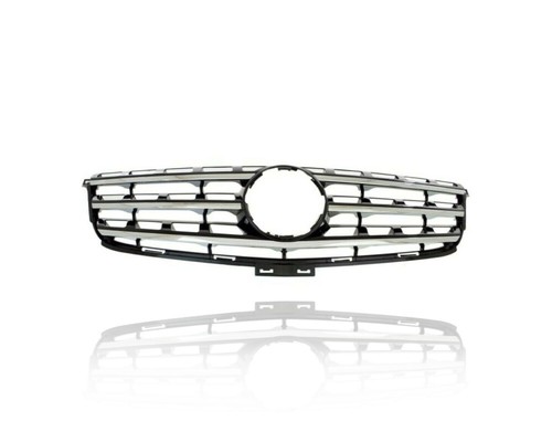 Grille for 12-15 M-Class W/O Distronic Cruise Black W/Chrome Mold ...