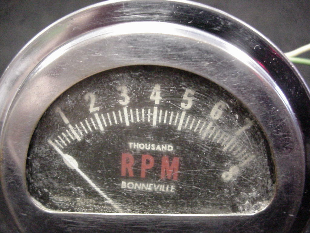 VINTAGE DIXCO BONNEVILLE 8000 RPM TACH TACHOMETER CHEVY GASSER HOT RAT ...