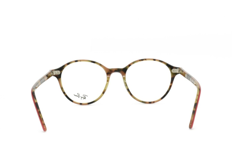Ray-Ban RED-PINK TORTOISE Eyeglasses New Authentic 7118 5714 50-19-145 ...