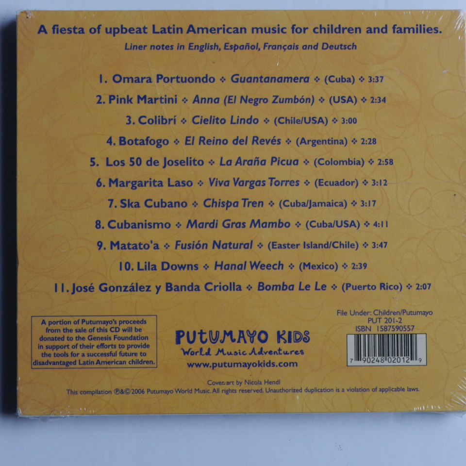 6397 Putumayo Kids Presents - Latin Playground *NEW & SEALED* CD | eBay