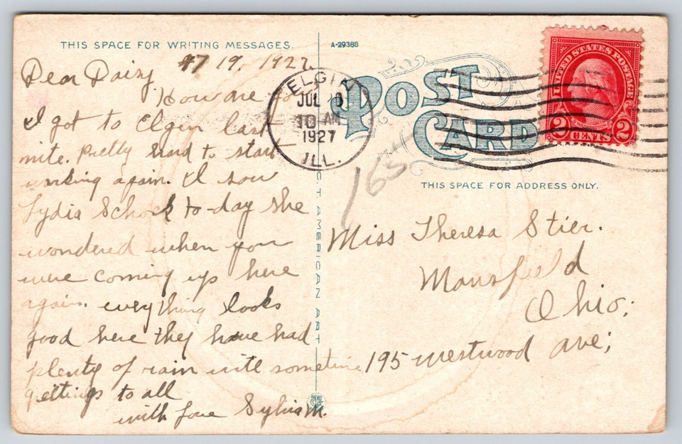 Postcard David C. Cook Publishing Company c1927 Elgin, IL D21 | eBay