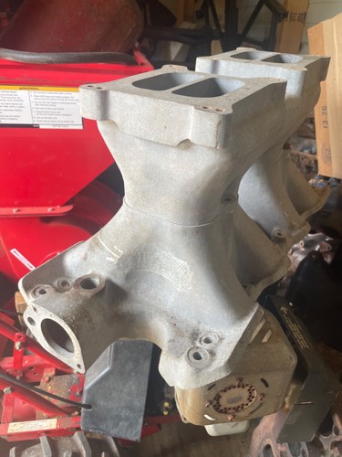 Offenhauser Vintage Old School BOSS 302 Ford Tunnel Ram Intake Manifold ...