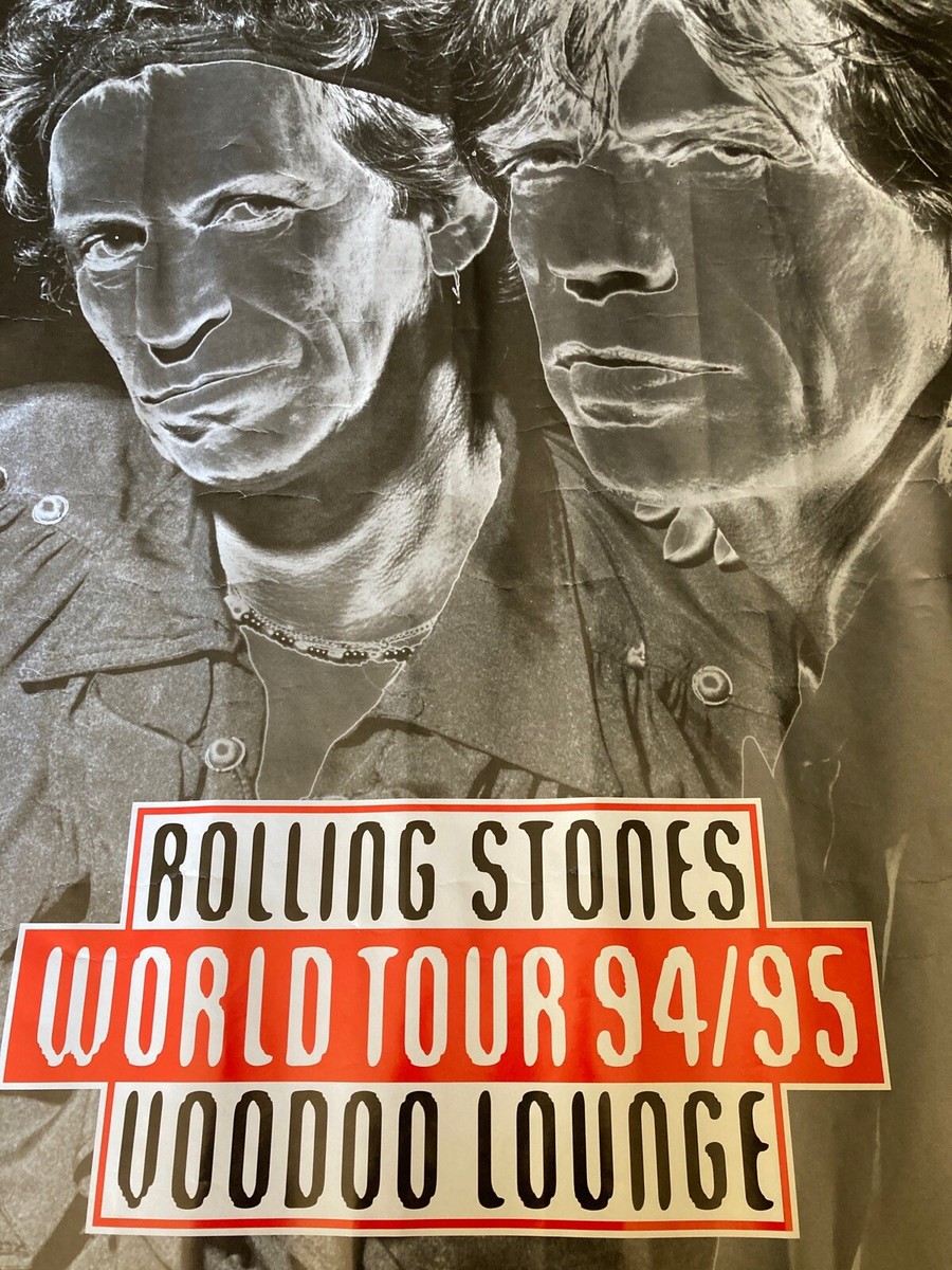 ROLLING STONES VOODOO LOUNGE TOUR 1994 METALLIC POSTER ROLLING STONES VOODOO LOUNGE TOUR 1994 METALLIC POSTER