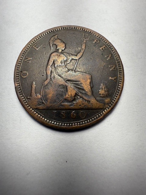 Great Britain 1860 Large Penny Bronze. Great condition. | eBay