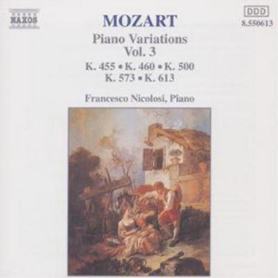 Wolfgang Amadeus Mozart Mozart: Piano Variations - Volume 3 (CD) Album ...