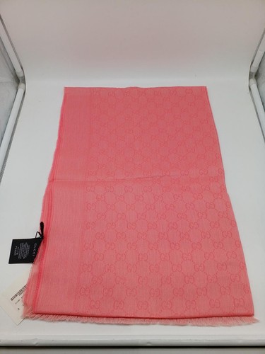 Gucci Pink GG Pattern Stole Scarves & Wraps | eBay