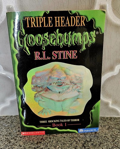 Goosebumps Triple Header book # 1 R. L. Stine (Holographic-True 1st ...