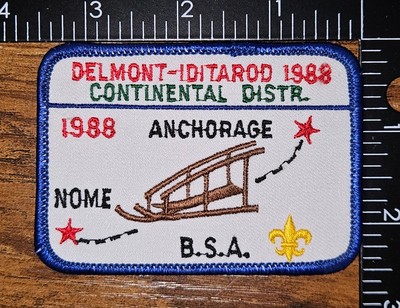 Delmont Iditarod Continental District Anchorage Nome Alaska BSA Patch ...