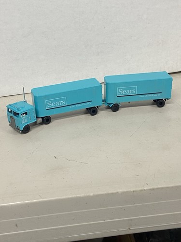 Custom Tyco HO scale SEARS Tractor and Tandem Trailers | eBay
