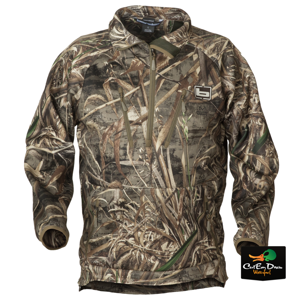 NEW BANDED GEAR HEAVY TEC FLEECE HALF 1/2 ZIP CAMO PULLOVER B1010026 | eBay
