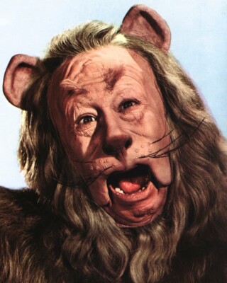 Bert Lahr as the Cowardly Lion from Wizard of Oz 8x10 Color Photo | eBay