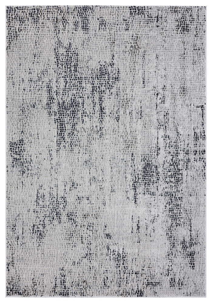 Gray Streaks Lines Rows Banded Abstract Area Rug 2610 20372 - Aprx 12 ...