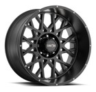 Set 4 22" Vision Off-Road 412 Rocker Satin Black Wheels 22x10 8x170 ...
