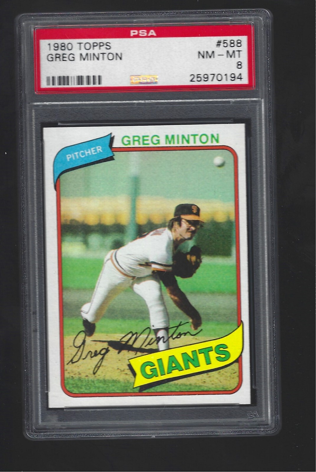 1980 TOPPS HIGHLIGHTS GREG MINTON # 588 PSA 8 | eBay
