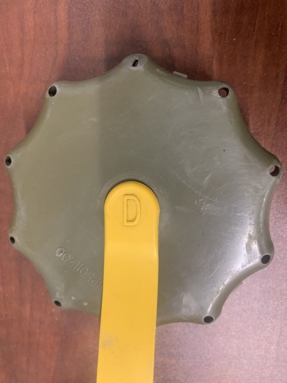 USED MILITARY SCEPTER CAN CAP OLIVE DRAB DIESEL MFC YELLOW STRAP DIESEL ...