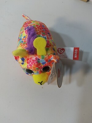 McDONALDS TY TEENY TYs BEANIE BOOS Mabs Giraffe Plush Doll Happy Meal ...