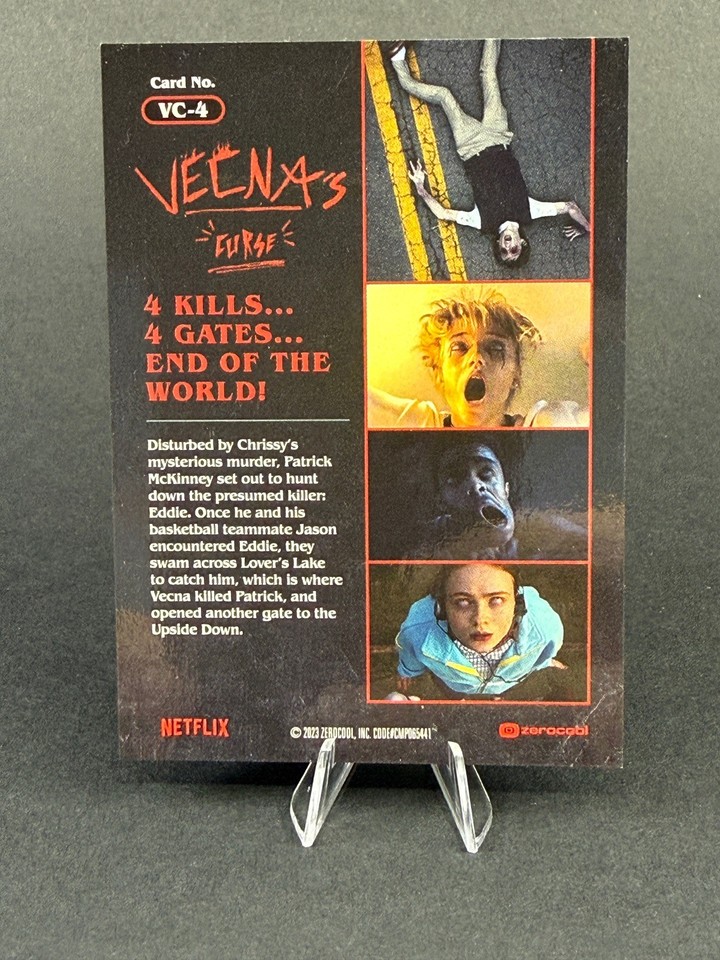 2023 Zerocool Stranger Things Season 4 3D Vencnas Curse Patrick ...