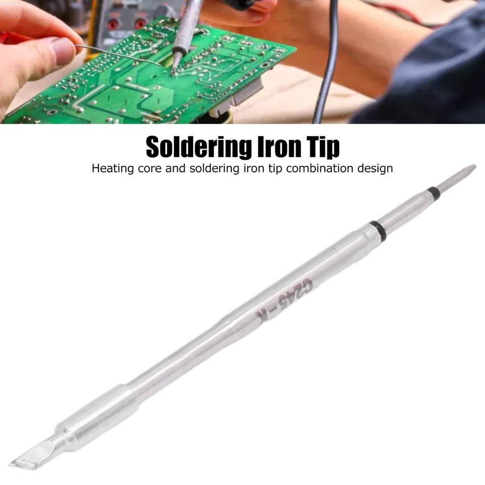 2 Pack Replacement Soldering Iron Tips Efficient Heating For Soldering ...